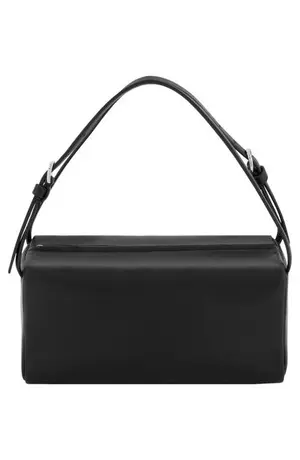Vince Josie Leather Top Handle Bag - Black
