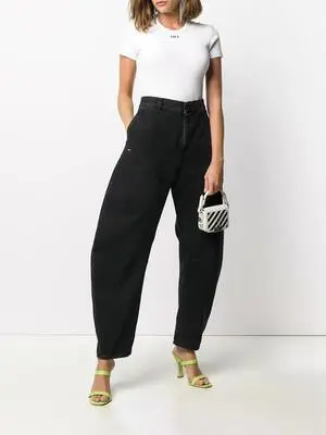 Off-White High-waisted Bootcut Jeans