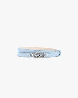 Casablanca Mini Warped Logo Belt - Multicolor