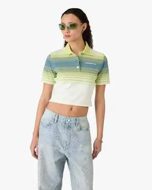Casablanca Bourgeois Striped Polo Shirt - Multicolor