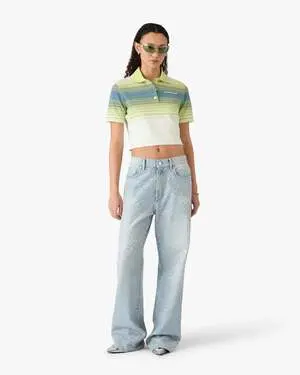 Casablanca Bourgeois Striped Polo Shirt - Multicolor