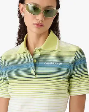 Casablanca Bourgeois Striped Polo Shirt - Multicolor
