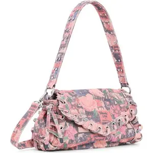 Desigual Collage Denim Crossbody Bag
