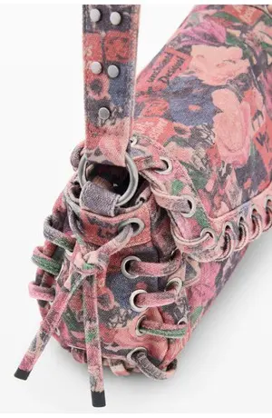 Desigual Collage Denim Crossbody Bag