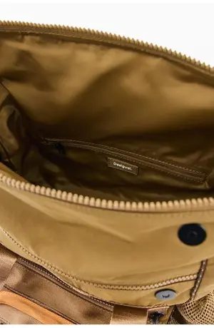 Desigual Large Nylon Backpack - Camel