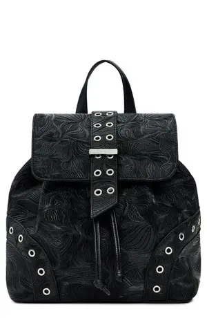 Faux Leather Backpacks