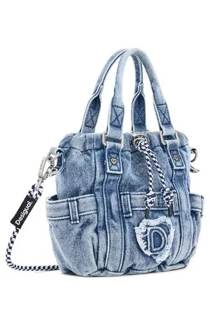 Desigual Mini Denim Crossbody Bag