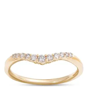 Benbridge 14k Yellow Gold Diamond Contour Band - Yg