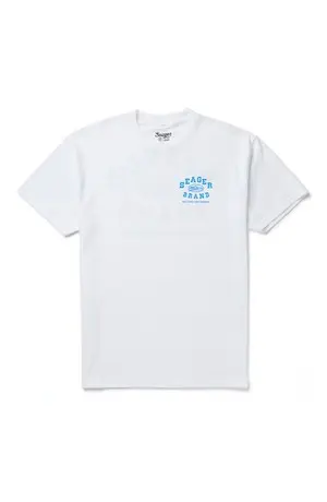 SEAGER CO Saloon Cotton Graphic T-shirt