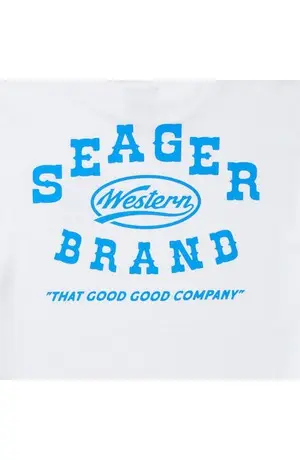 SEAGER CO Saloon Cotton Graphic T-shirt