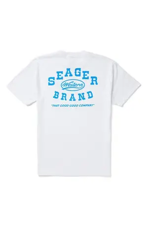 SEAGER CO Saloon Cotton Graphic T-shirt