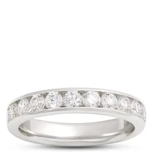 Benbridge Platinum Band With Round Diamonds - Plt