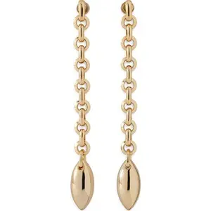 JENNIFER FISHER Link Drop Earrings - Yellow Gold