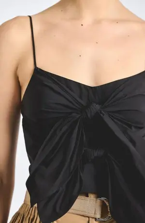 Derek Lam 10 Crosby Shira Tie Front Camisole