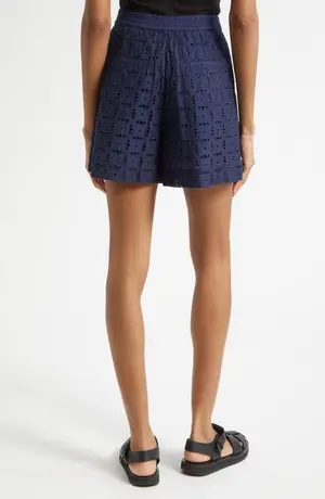 Derek Lam 10 Crosby Boswell Eyelet Lace Shorts