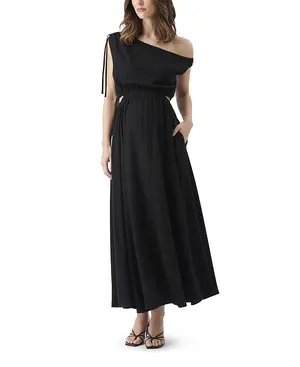 RIPE MATERNITY Off-the-shoulder Maxi Dress