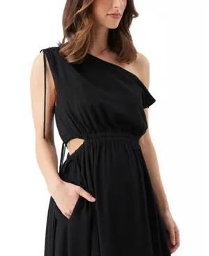 RIPE MATERNITY Off-the-shoulder Maxi Dress