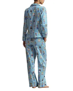 Polo Ralph Lauren Madison Printed Pajama Set - Aqua Mist