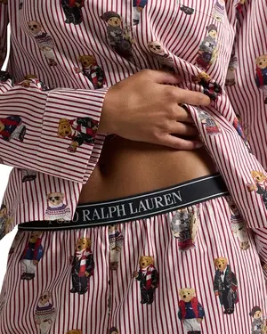 Polo Ralph Lauren Madison Printed Pajama Set - Winter Bear