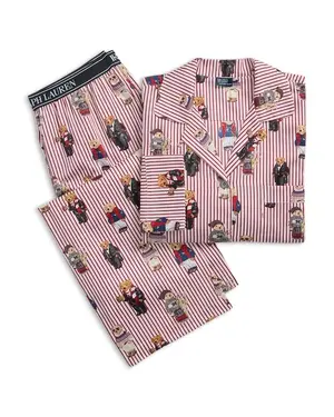 Polo Ralph Lauren Madison Printed Pajama Set - Winter Bear