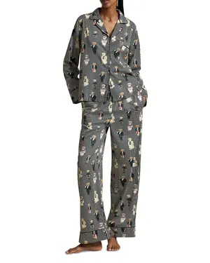 Polo Ralph Lauren Madison Printed Pajama Set - Winter Bear