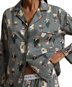 Polo Ralph Lauren Madison Printed Pajama Set - Winter Bear