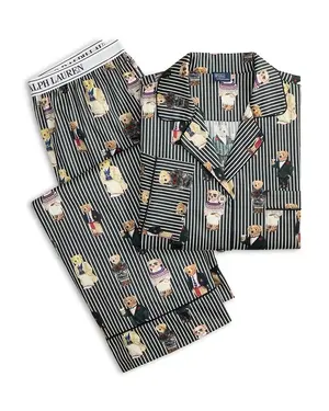 Polo Ralph Lauren Madison Printed Pajama Set - Winter Bear