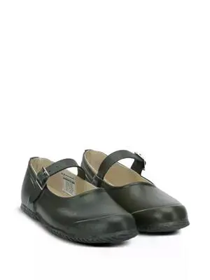 Superga Buckled-strap Ballet Flats - Green