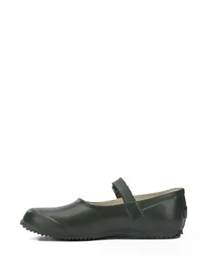 Superga Buckled-strap Ballet Flats - Green
