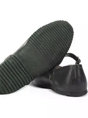 Superga Buckled-strap Ballet Flats - Green