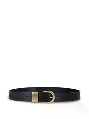 SESSUN Miloa Leather Belt - Black
