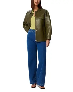 Whistles Sasha Relaxed Shirt - Pale Green