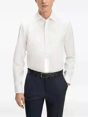 BOSS X David Beckham Joe Tailored Long-sleeve Shirt