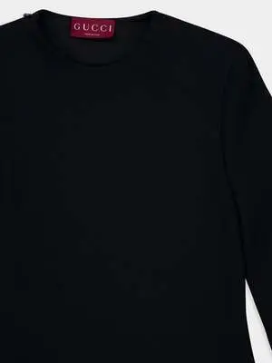 Gucci Asymmetrical Sable Dress