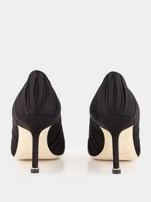 Manolo Blahnik Hangisi Satin Pumps