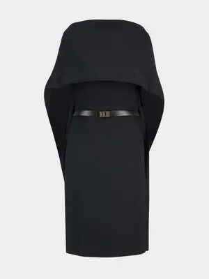 Ferragamo Cape Effect Dresses