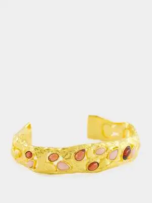 AURÉLIE BIDERMANN Atalide Bracelet With Garnet And Opal