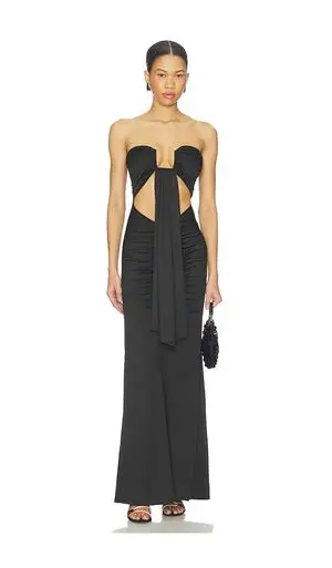 Superdown Rosy Maxi Dress - Black