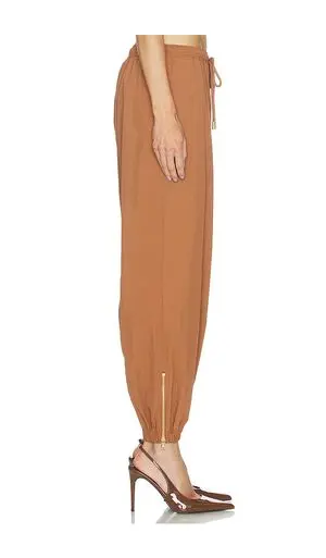 L'Agence Mariko Zipper Jogger - Fawn