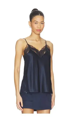 Veronica Beard Johanan Lace Trimmed Camisole - Navy