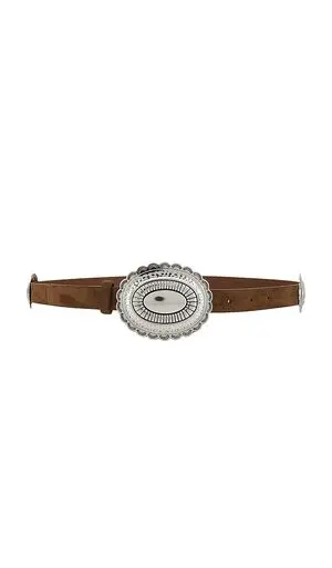 8 Other Reasons Belt With Silver-tone Rivet Detail - Brown