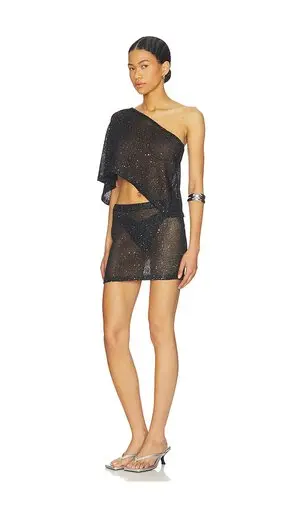 Superdown Charlena Skirt Set - Black