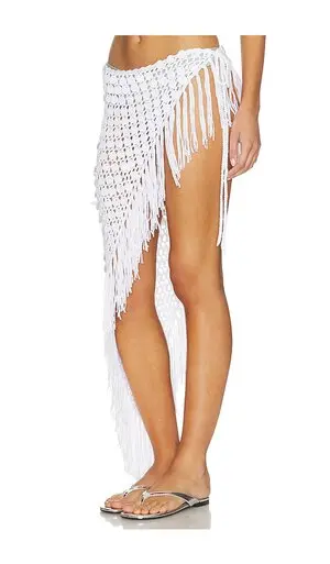 Superdown Roca Crochet Midi Skirt