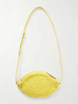 Chloé Tropicus Embellished Woven Shoulder Bag