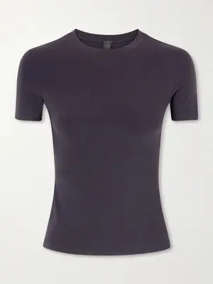 SKIMS Stretch-cotton Jersey T-shirt - Gray