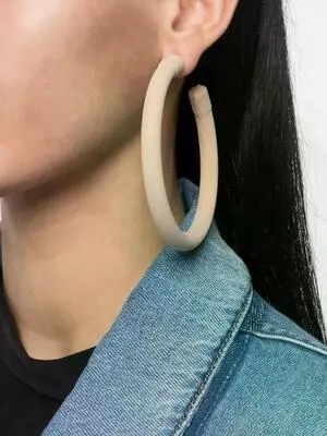 MAISON MARGIELA Large Hoop Earrings