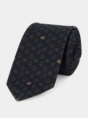 Gucci Gg Silk Jacquard Tie