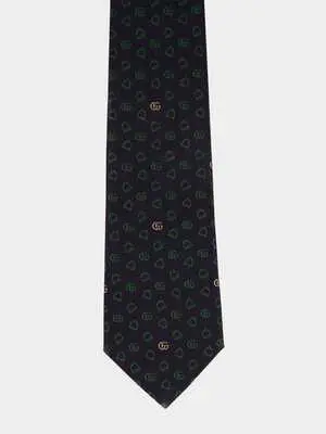 Gucci Gg Silk Jacquard Tie