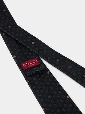 Gucci Gg Silk Jacquard Tie