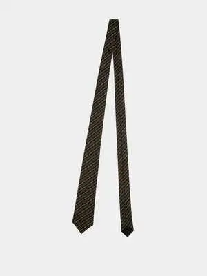 Gucci Horsebit Jacquard Silk Neck Tie - Multicolour